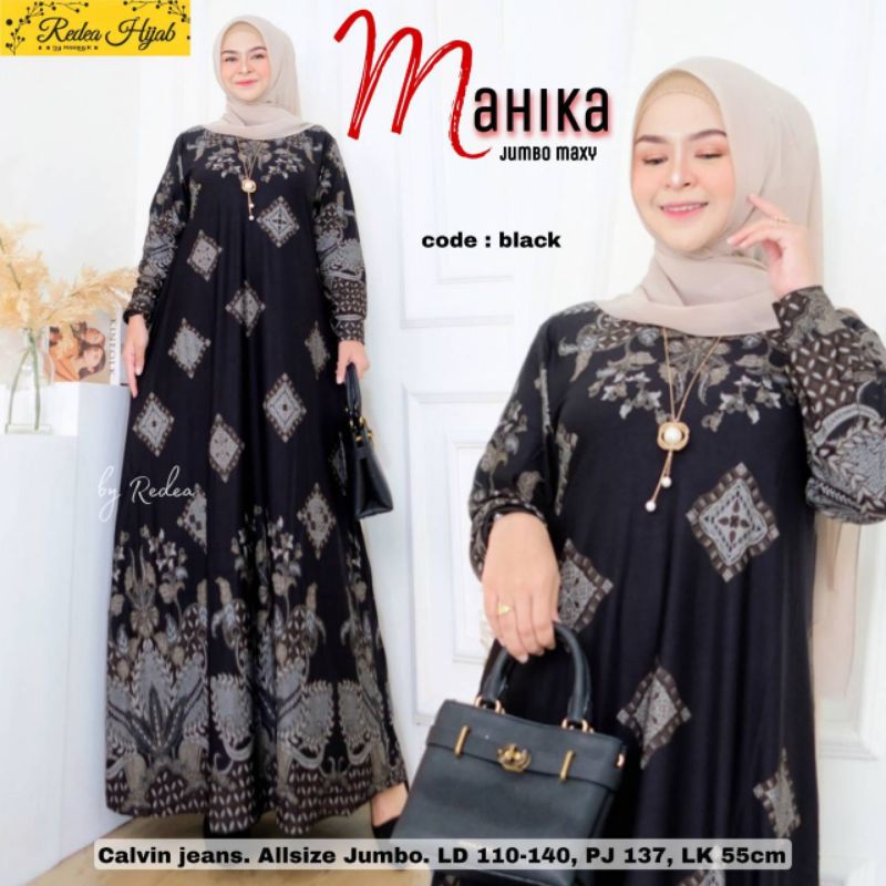Jual MAHIKA JUMBO MAXY GAMIS CALVIN JEANS TERBARU GAMIS JUMBO ALL SIZE ...