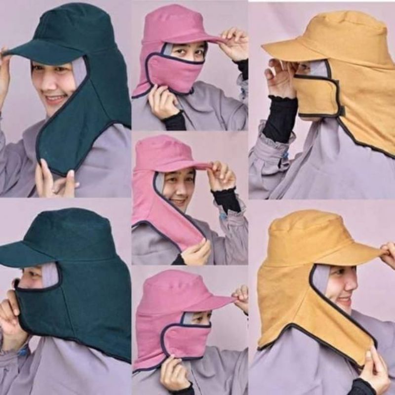 Jual TOPI JEPANG MASKER/TOPI ANTI DEBU/TOPI PETANI | Shopee Indonesia