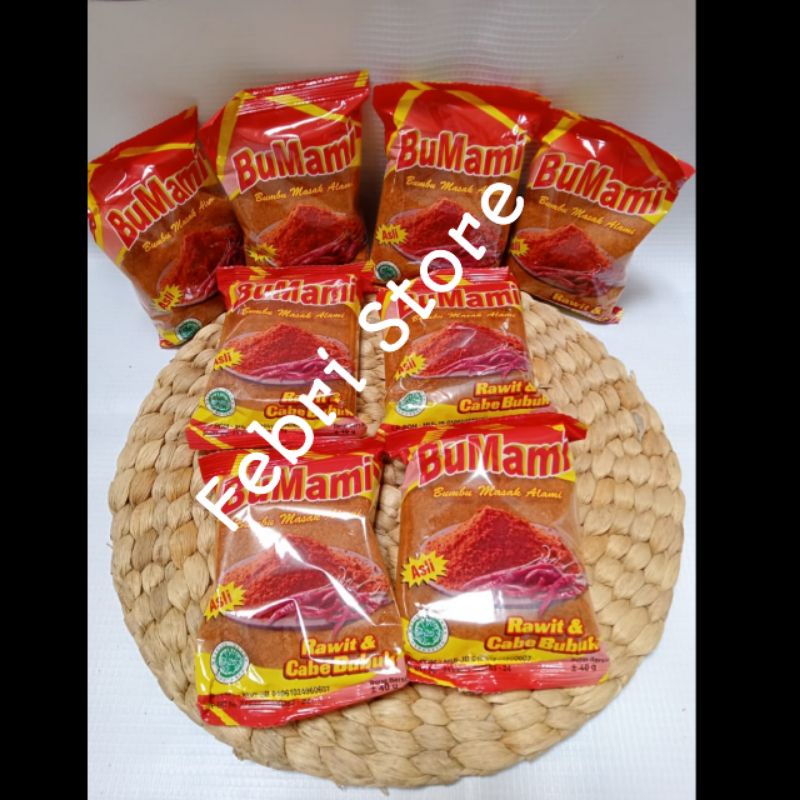 Jual CABE BUBUK SERBAGUNA MERK BUMAMI GILING KASAR/HALUS FRESH PACK 40 ...