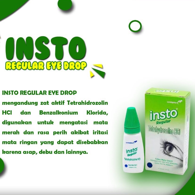 Jual Insto Obat Tetes Mata Reguler 7,5 Ml / Tetes Mata Insto / Obat ...