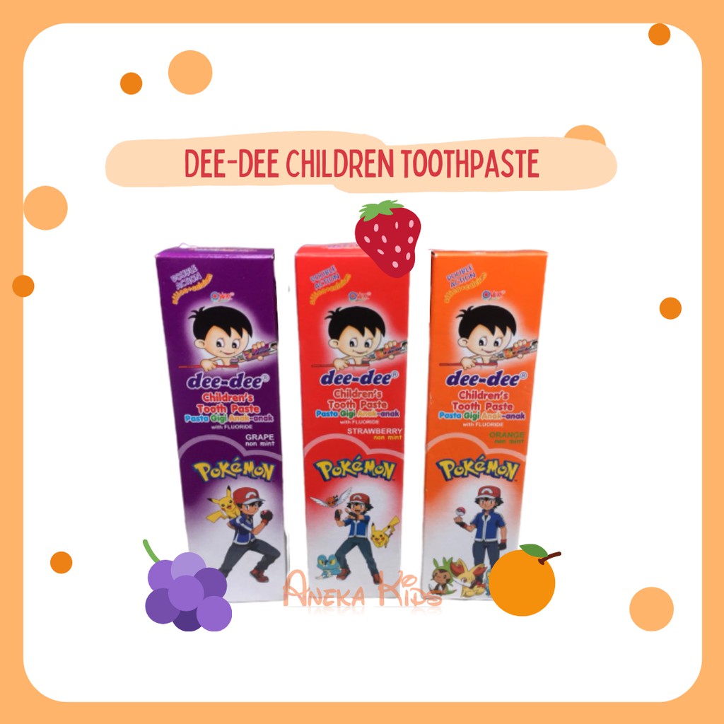 Jual Dee-dee children toothpaste/pasta gigi 50gr | Shopee Indonesia