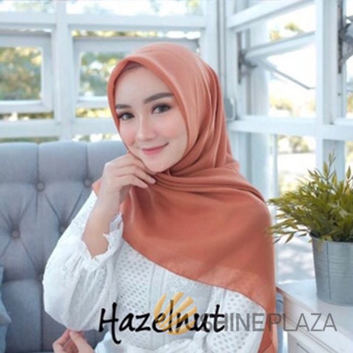Jual Jual Bella Square Hijab Segiempat Hazelnut - Jilbab Segiempat ...