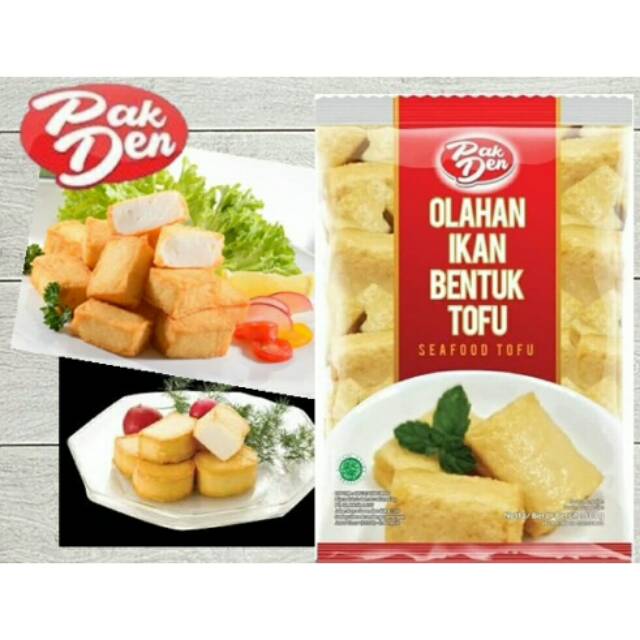 Jual PakDen Seafood Tofu 500gr/Olahan ikan pak den tahu seafood ...