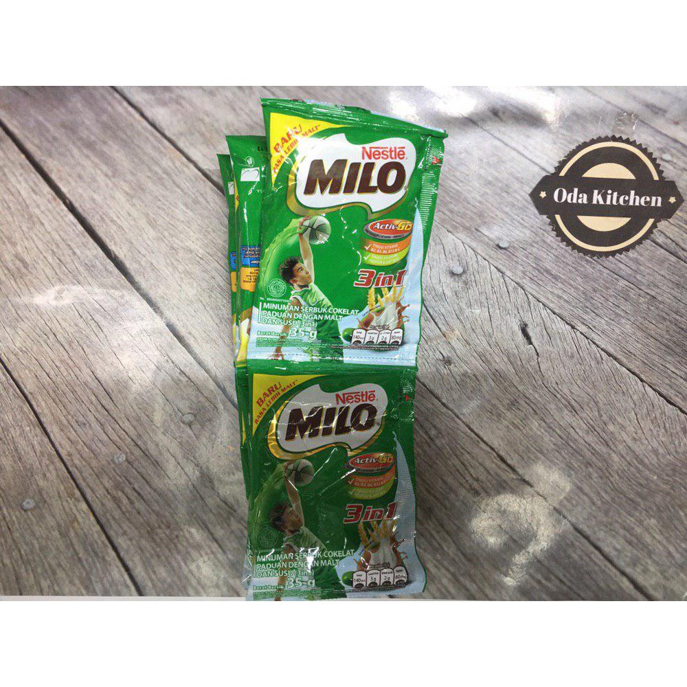 Jual SUSU MILO HEALTHY DRINK 3 IN 1 ACTIV GO RENCENG ISI 10X35gr ...