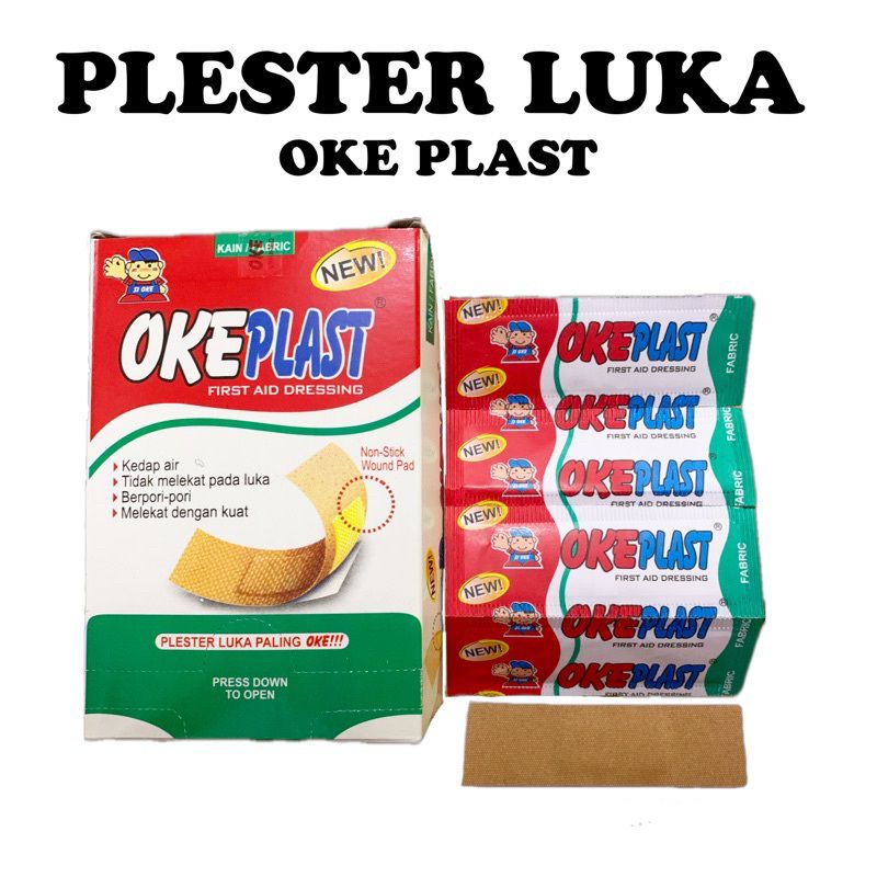 Jual OKE PLAST PLASTER OKEPLAST 1PCS | Shopee Indonesia