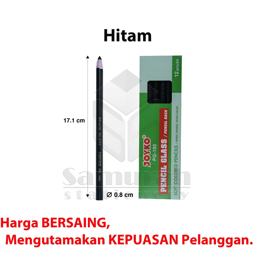 Jual Pensil Kaca Warna Joyko PG-100 / Pencil Glass Dermatograph PG 100 ...