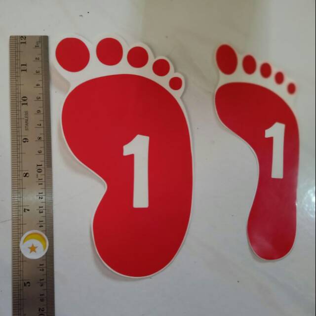 Jual Sticker tapak kaki JUMBO | Shopee Indonesia