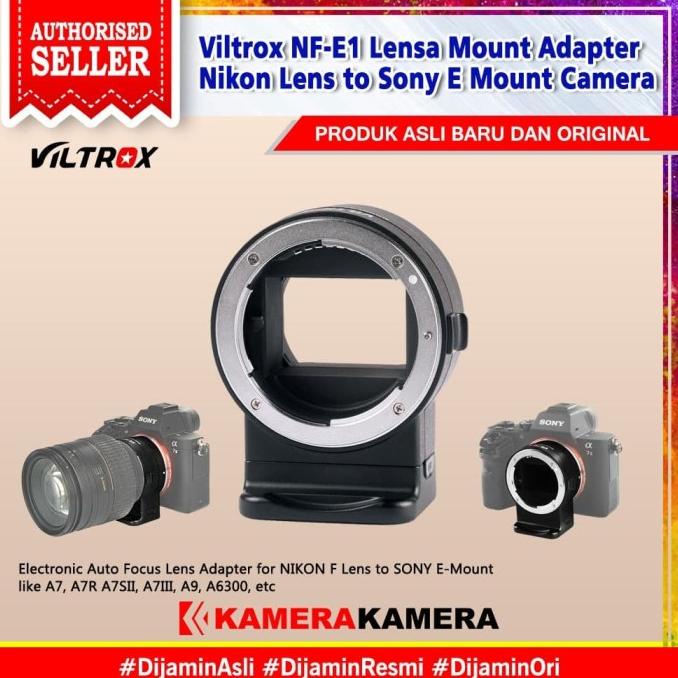Jual Viltrox NF-E1 Lensa Mount Adapter Nikon Lens to Sony E Mount ...