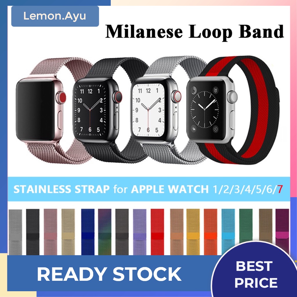 Jual Tali Jam Strap iWatch Series 10 9 8 7 5 4 3 2 1 6 SE Stainless ...
