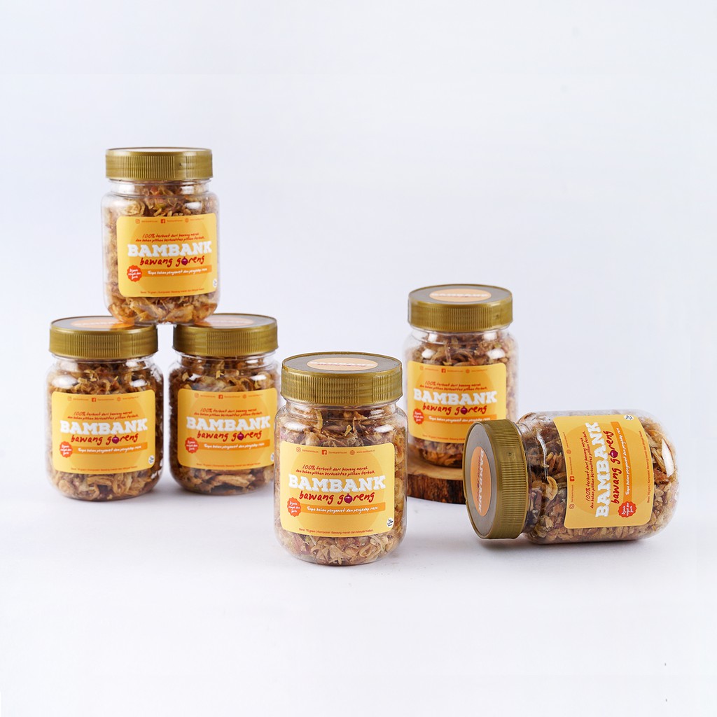 Jual Bawang Goreng Dek Bambank - Paket 420 Gram ( Isi 6 Botol 70gr ...