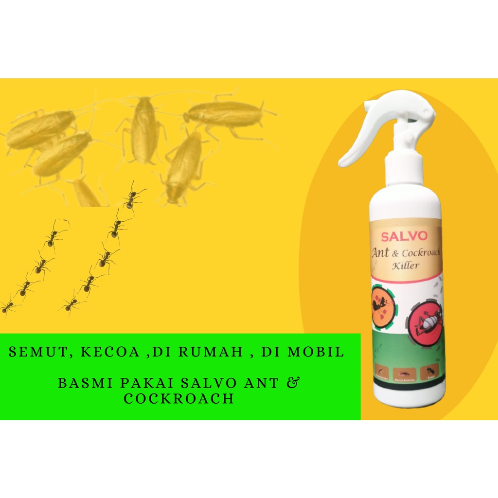 Jual SALVO “ANT & COCKROACH KILLER “ Spray Anti semut & kecoa,basmi ...