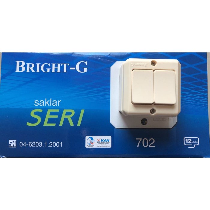 Jual Saklar Merk Bright G 702 Seri OB Warna Cream | Shopee Indonesia