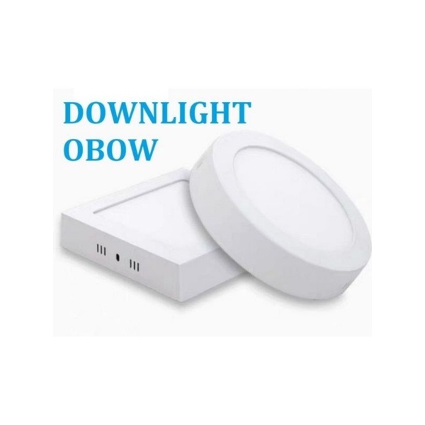 Jual Downlight Led Panel Outbow Bulat + KOTAK Tempel Plafon 6-12-18-24-30 Watt | Shopee Indonesia