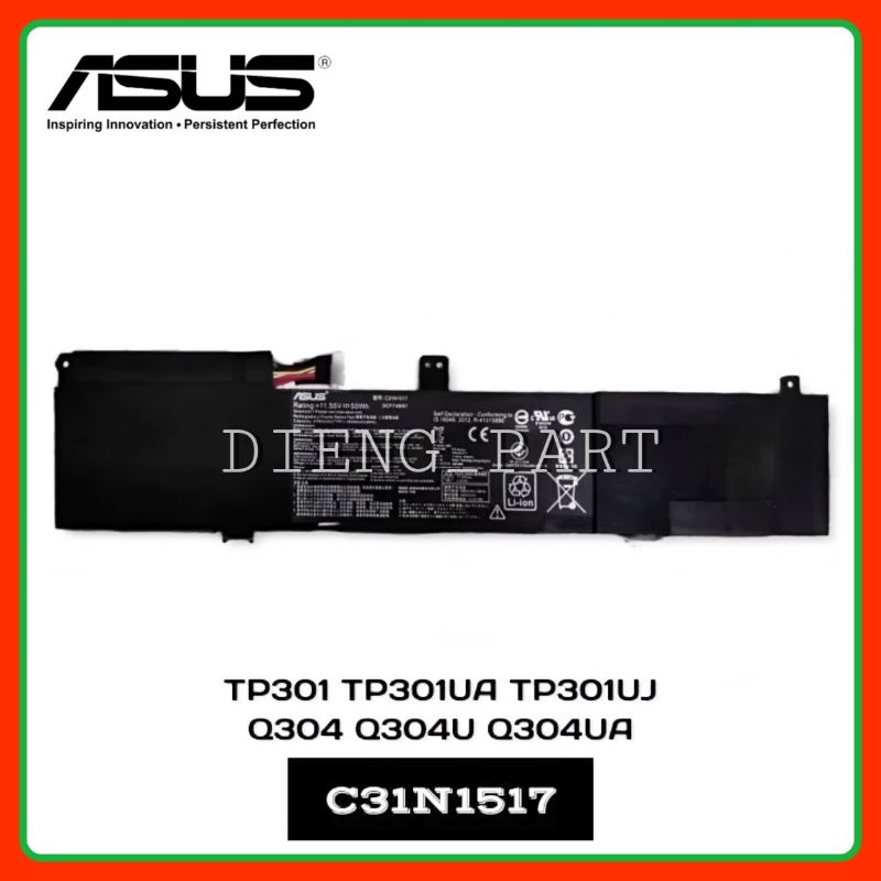 Jual Baterai Batre Battery Laptop Asus TP301 Q304 TP301U TP301UA ...