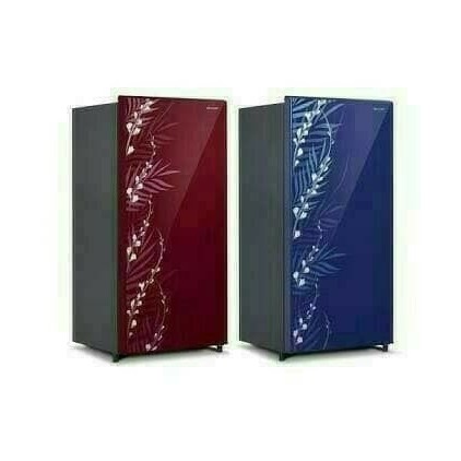 Jual KULKAS SHARP 1 PINTU 165 MG PINTU KACA BUNGA BUNGA PROMO MURAH ...