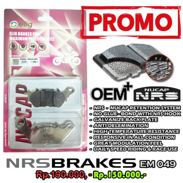 Jual Kampas Rem Depan Yamaha R15 V3 atau V2 Elig NUCAP NRS | Shopee ...