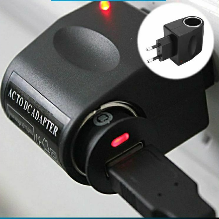 Jual Adaptor Charger Mobil AC to DC / Adapter Colokan Mobil AC ke DC ...