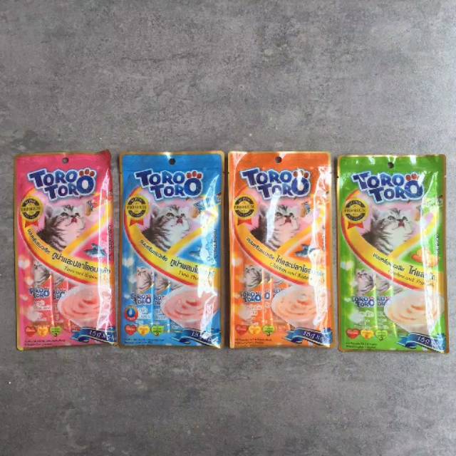 Jual TORO TORO SNACK KUCING ISI 5 | Shopee Indonesia