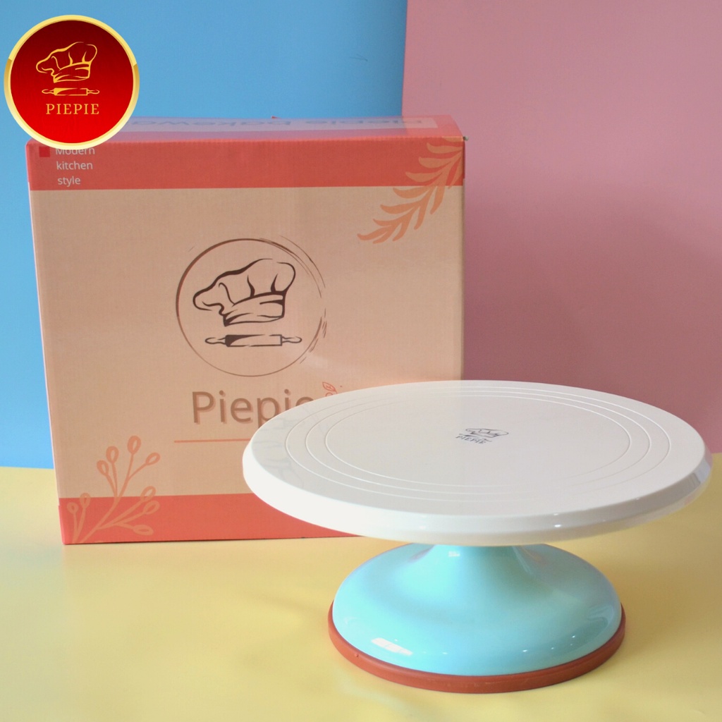 Jual Piepie Turn Table Plastik / Meja Putar Dekorasi Kue Cake Stand ...