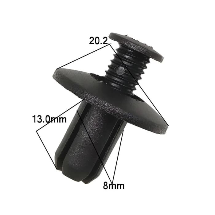 Jual Baut Klip Body Plastik 8 mm Universal Untuk Pengikat body Mobil ...