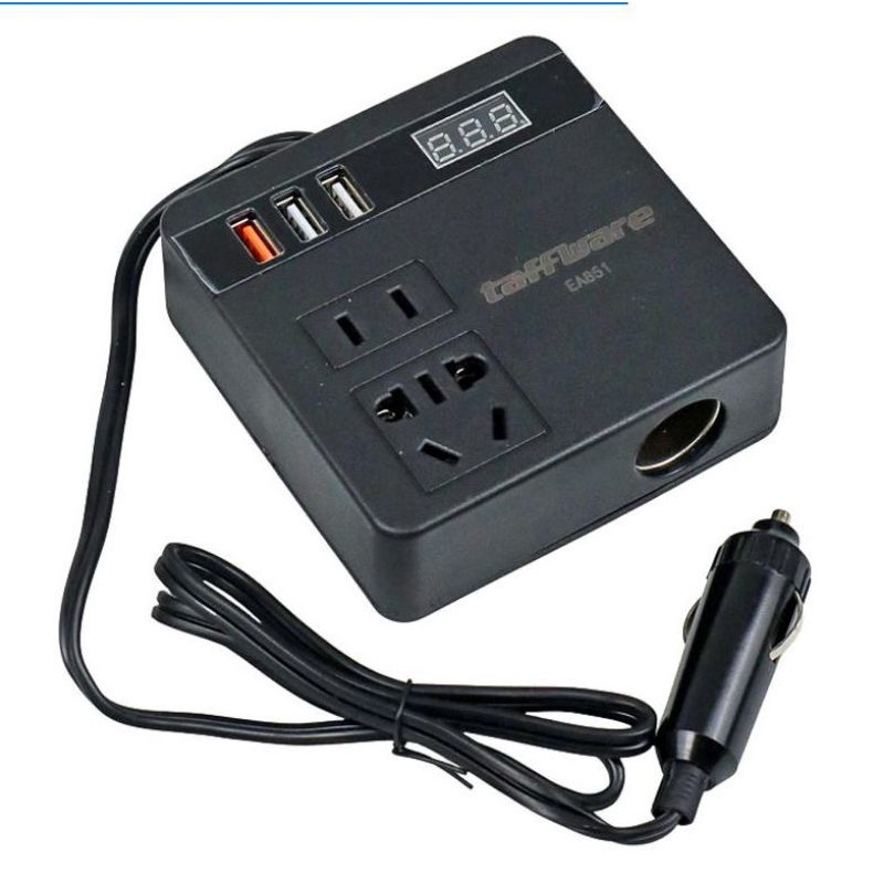 Jual inverter Mobil 12v dan 24v to 110v dan 220v Pengubah arus DC Mobil ...