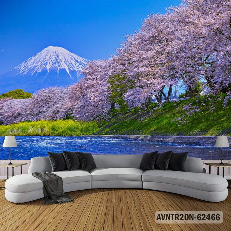 Jual WALLPAPER 3D PEMANDANGAN ALAM / WALLPAPER CUSTOM SAKURA 3D ...