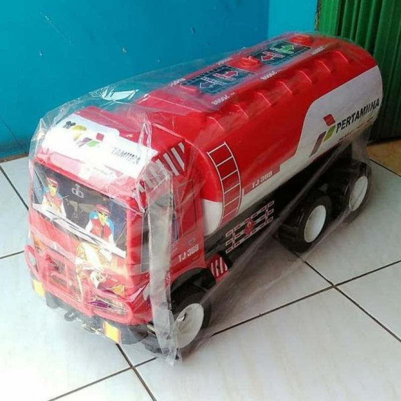 Jual Mainan mobil truk tanki pertamina - Ukuran jumbo | Shopee Indonesia