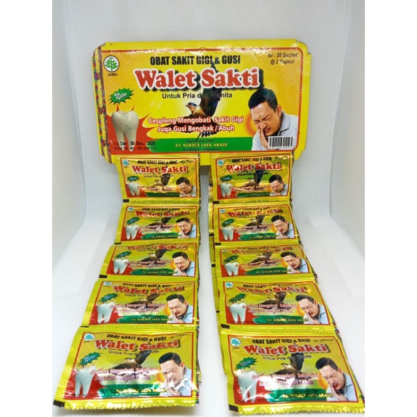 Jual WALET SAKTI KAPSUL SAKIT GIGI ORIGINAL | Shopee Indonesia