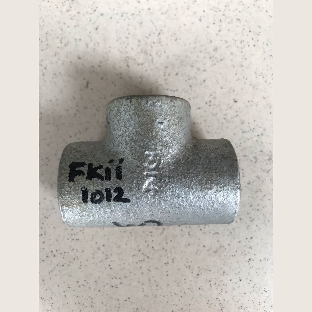 Jual Tee-3/4" Sambungan Pipa Tee 3/4 Inch Bahan Besi Galvanis | Shopee ...