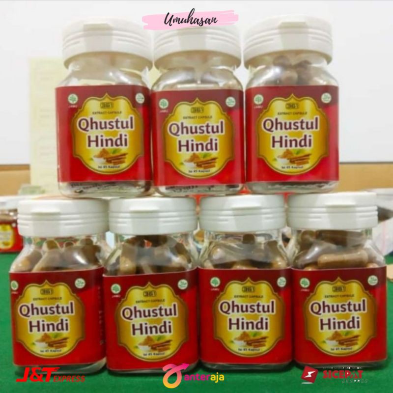 Jual QUSTUL HINDI QHUSTUL HINDI QIST AL HIND KAPSUL ISI 45 pcs | Shopee ...