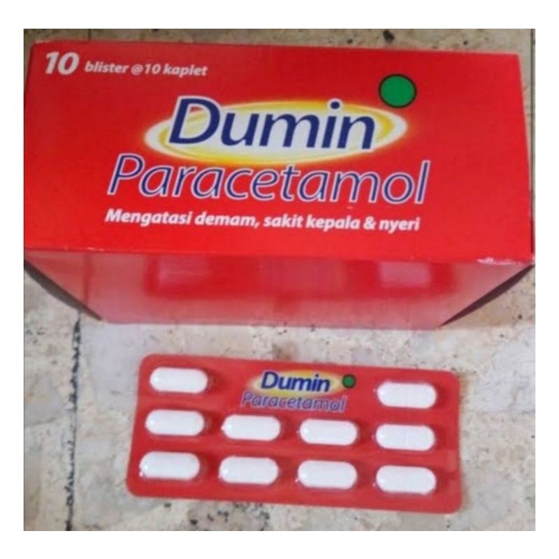 Jual Dumin Paracetamol 500mg Per Box | Shopee Indonesia