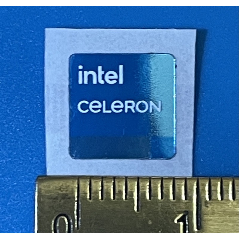 Jual Sticker stiker logo intel Celeron 11/12 gen ukuran kecil xs ...