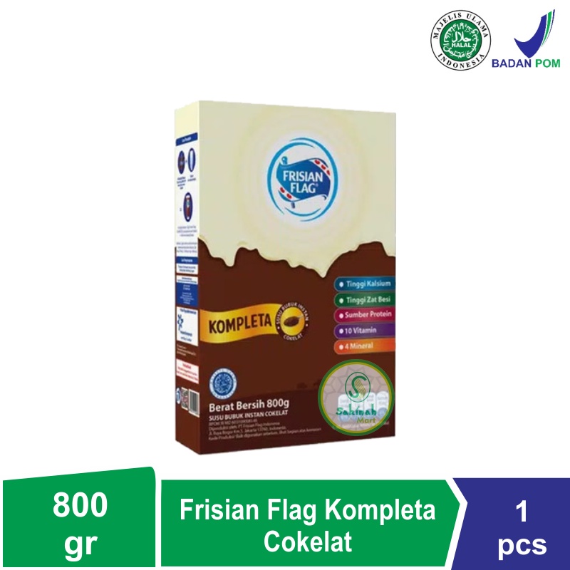 Jual Frisian Flag Kompleta Vanilla 800gr - Susu Bubuk | Shopee Indonesia