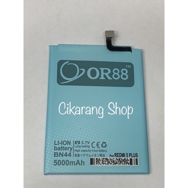 Jual BATERAI DOUBLE POWER ORIENS 88 XIAOMI REDMI 5 PLUS BN44 BATERE ...