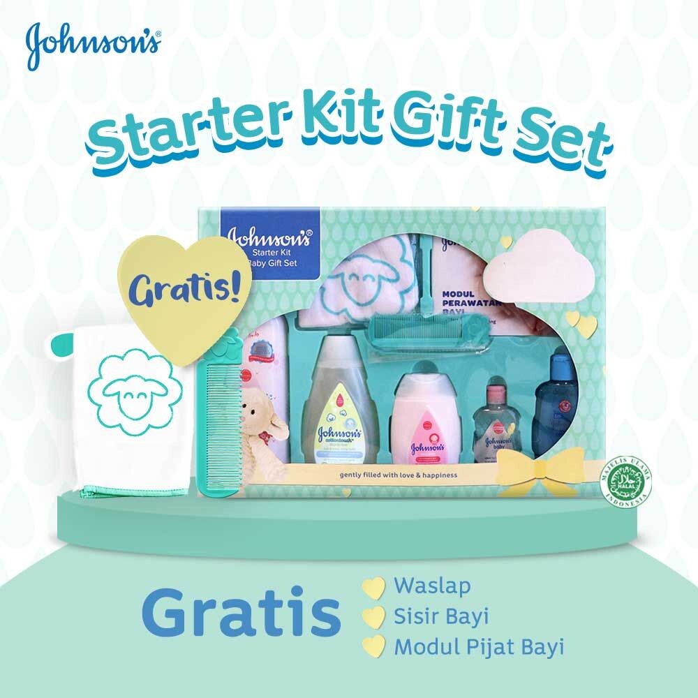 Jual JOHNSON'S STARTER KIT BABY GIFT SET | Shopee Indonesia
