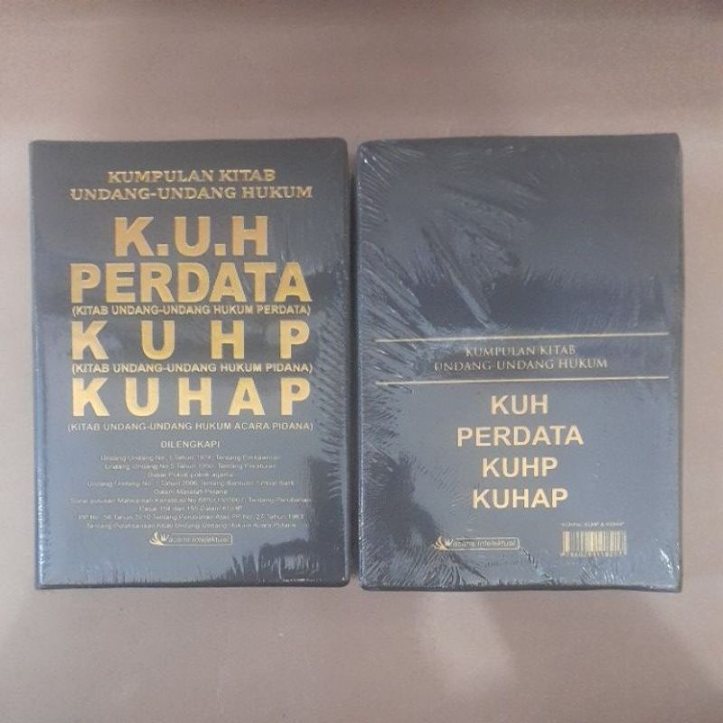 Jual Kumpulan Kitab KUH PERDATA KUHP KUHAP Kalep Original | Shopee Indonesia