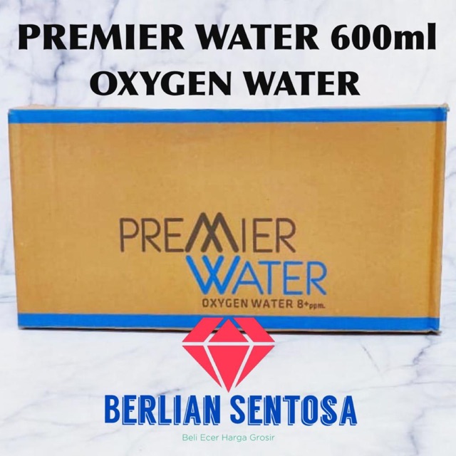 Jual air minum premier water air oksigen 600ml | Shopee Indonesia