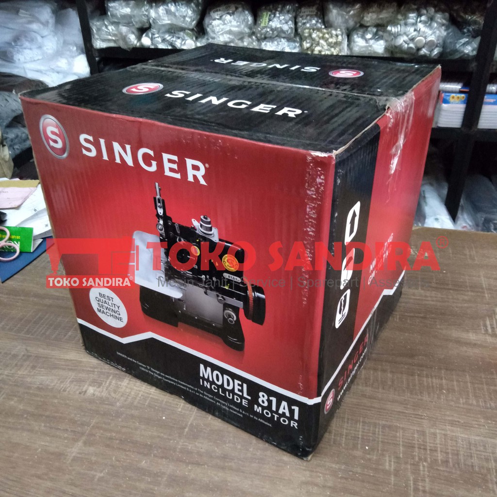 Jual Mesin Obras singer 3 Benang SINGER 81A1 BARU Harga Sudah Paking ...