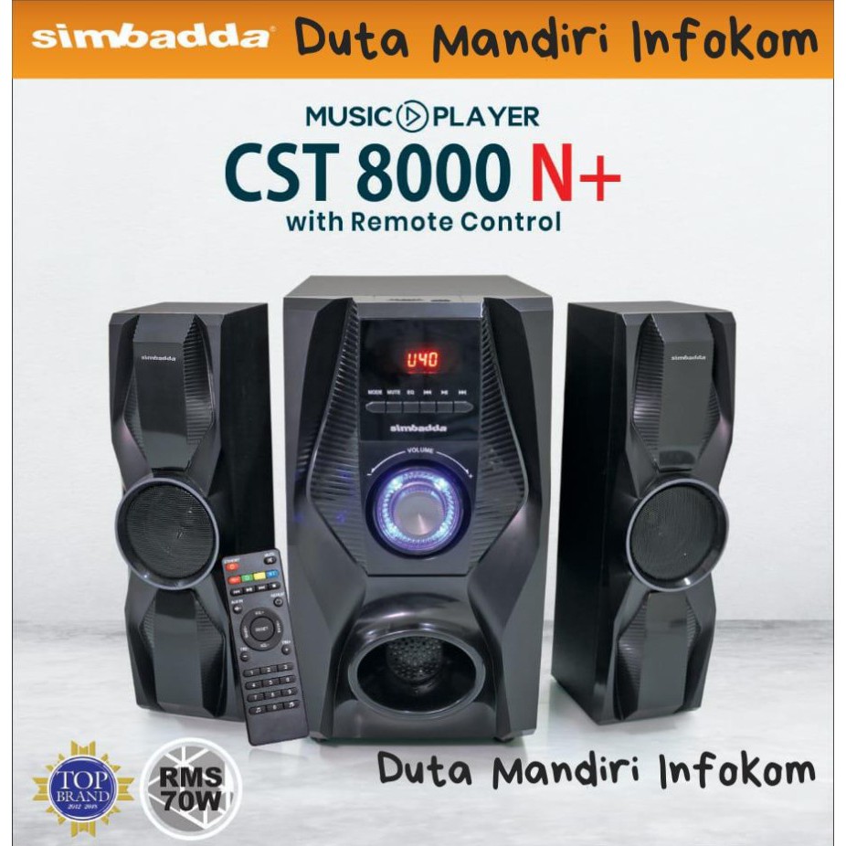 Jual Simbadda Speaker CST 8000 N+ Music Player - CST 8000N+ with Remote ...