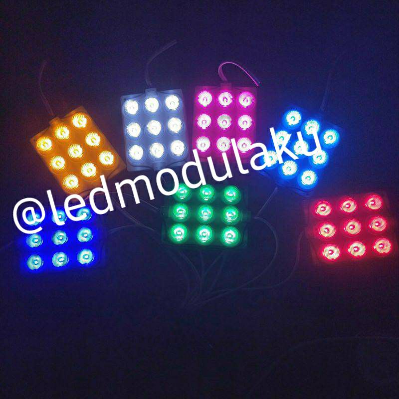 Jual Led Modul 3030 9 LED Kotak (3×3) tipe 7560 24V (10pcs) | Shopee ...