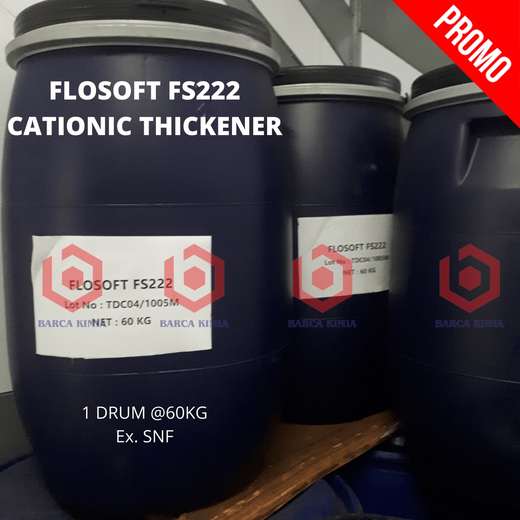 Jual SNF FLOSOFT FS222 1 DRUM 60 KG | THICKENING AGENT PENGENTAL ...