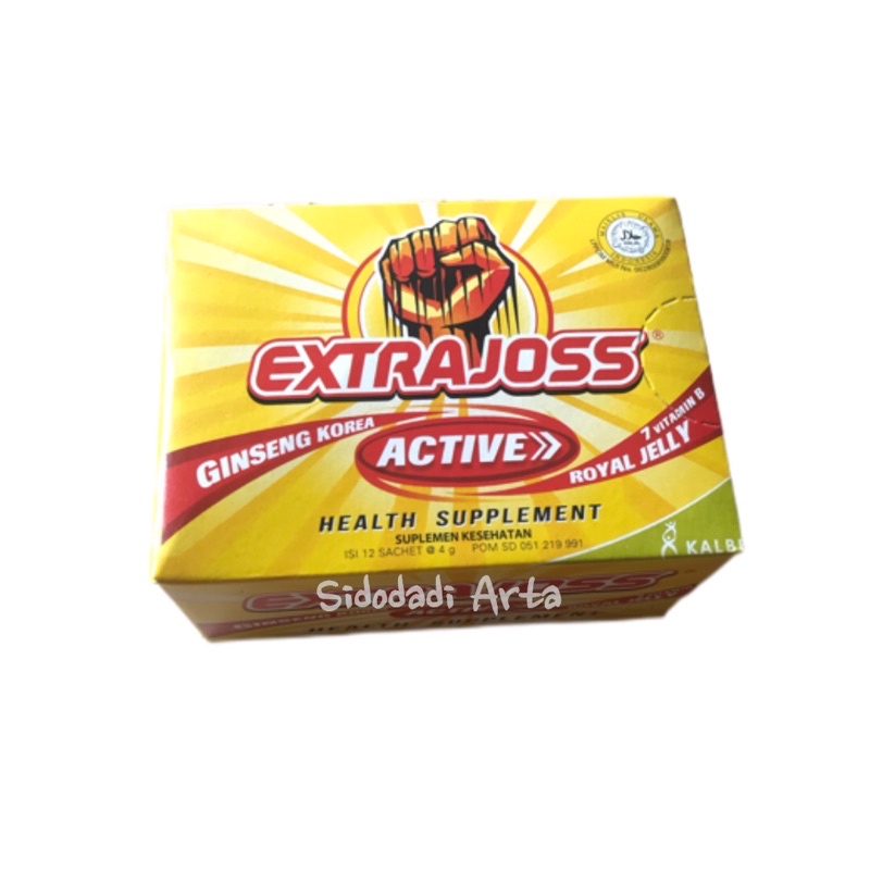 Jual Extra Joss Suplemen Makanan Active - Kemasan Pak (12.Sch x 4gr ...