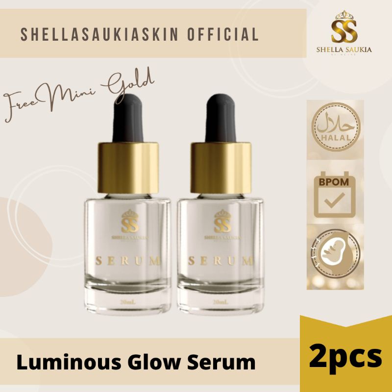 Jual SS LUMINOUS GLOW SERUM BUNDLE 2pcs (FREE MINI GOLD, READY STOK) | Shopee Indonesia