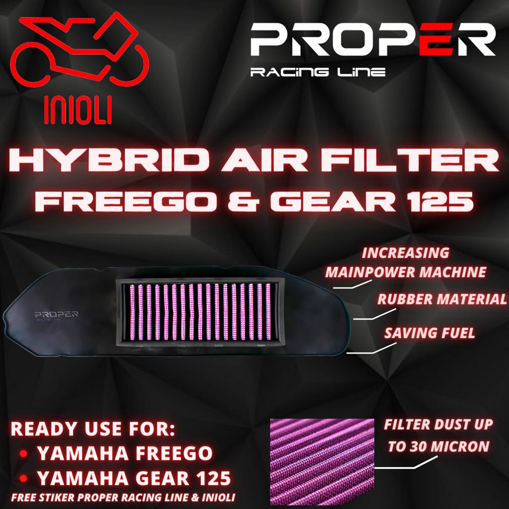 Jual FILTER UDARA PROPER RACING LINE YAMAHA FREEGO GEAR 125 FREE GO 2PH ...