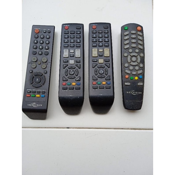 Jual remote dekoder indovision/mnc vision second apa adanya | Shopee ...