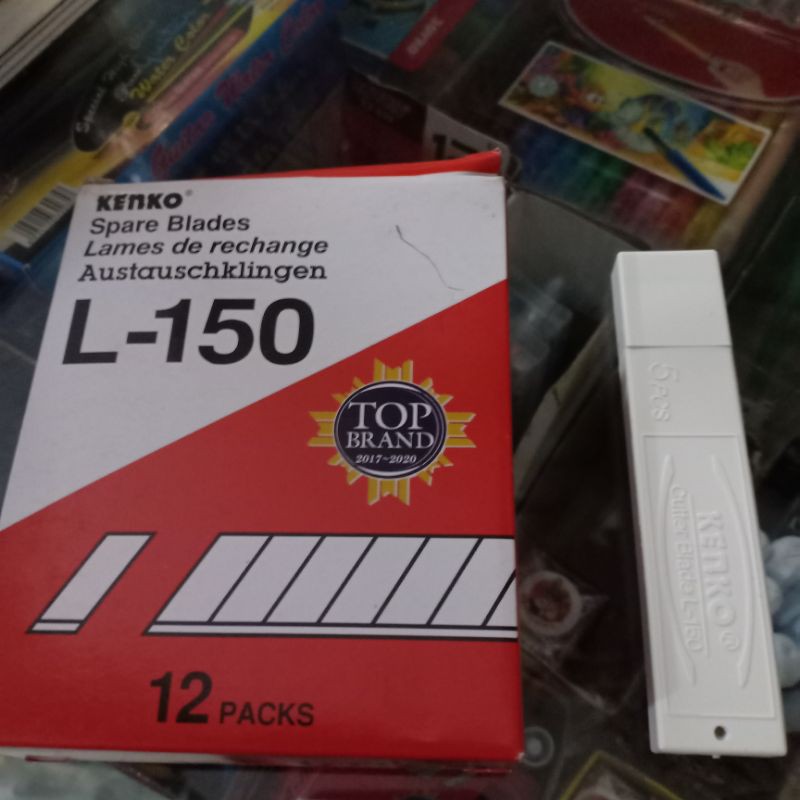 Jual Isi cutter kenko L150 besar isi 5 / silet cutter / refill cutter ...