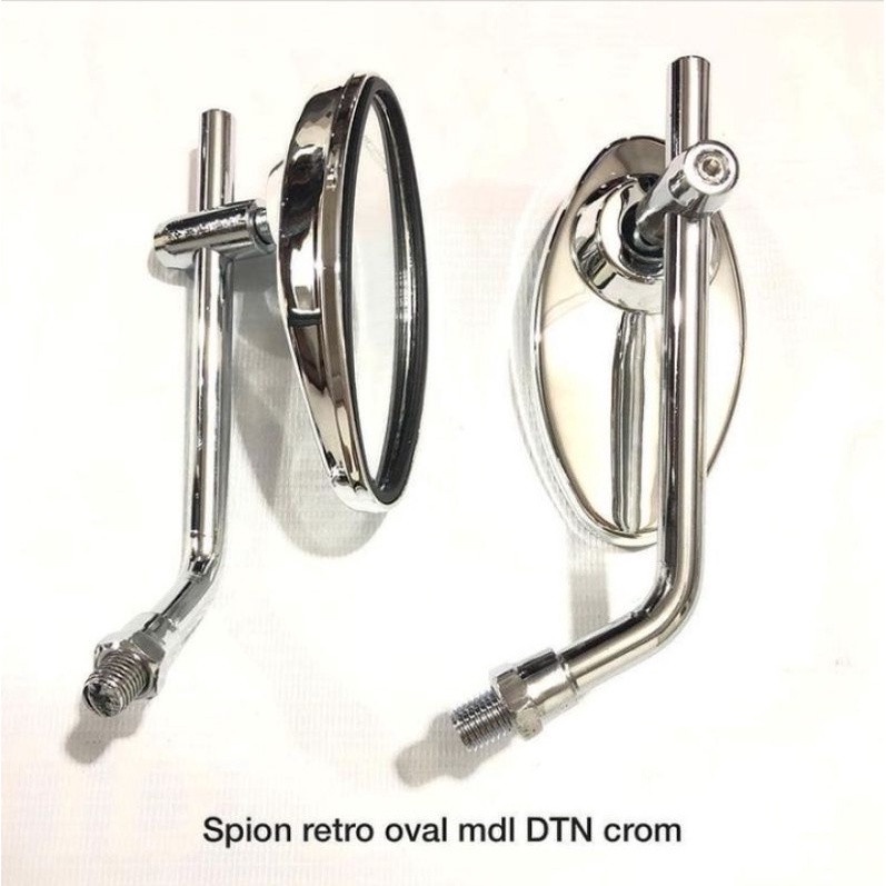 Jual SPION RETRO OVAL KLASIC FULL BESI HONDA 2PCS | Shopee Indonesia