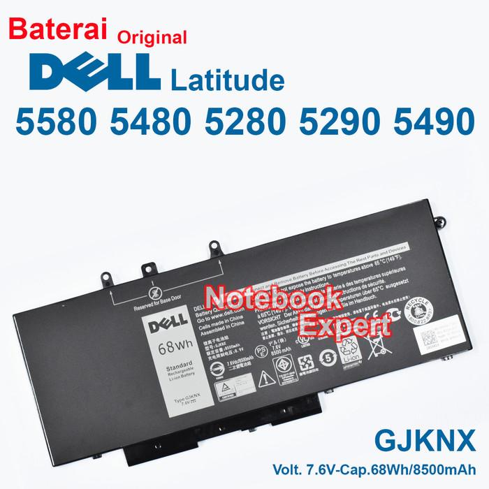 Jual Baterai Baterry Laptop Dell Latitude 5480 5580 5280 4 Cell GJKNX ...