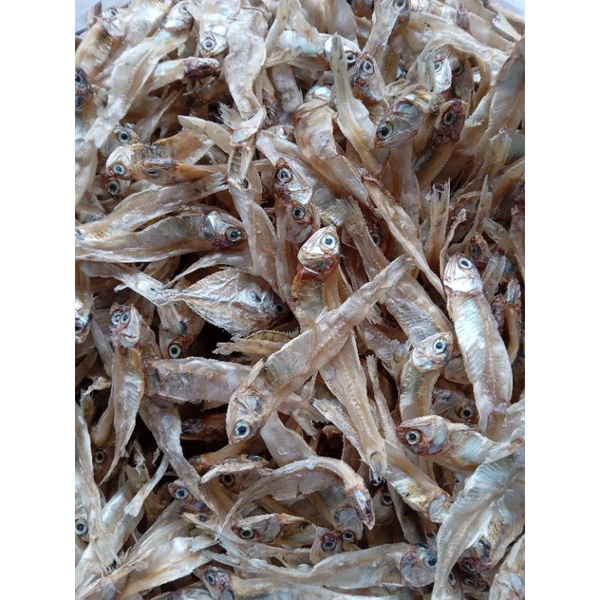 Jual IKAN ASIN TERI TAWAR 500G (teri bunga) | Shopee Indonesia