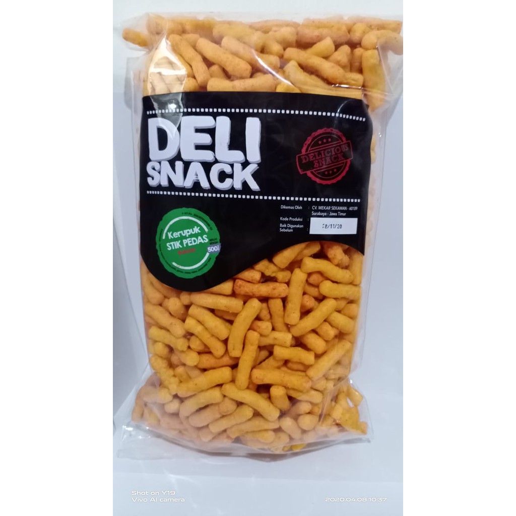 Jual Kerupuk Stick Pedas Balado 500 Gr | Shopee Indonesia